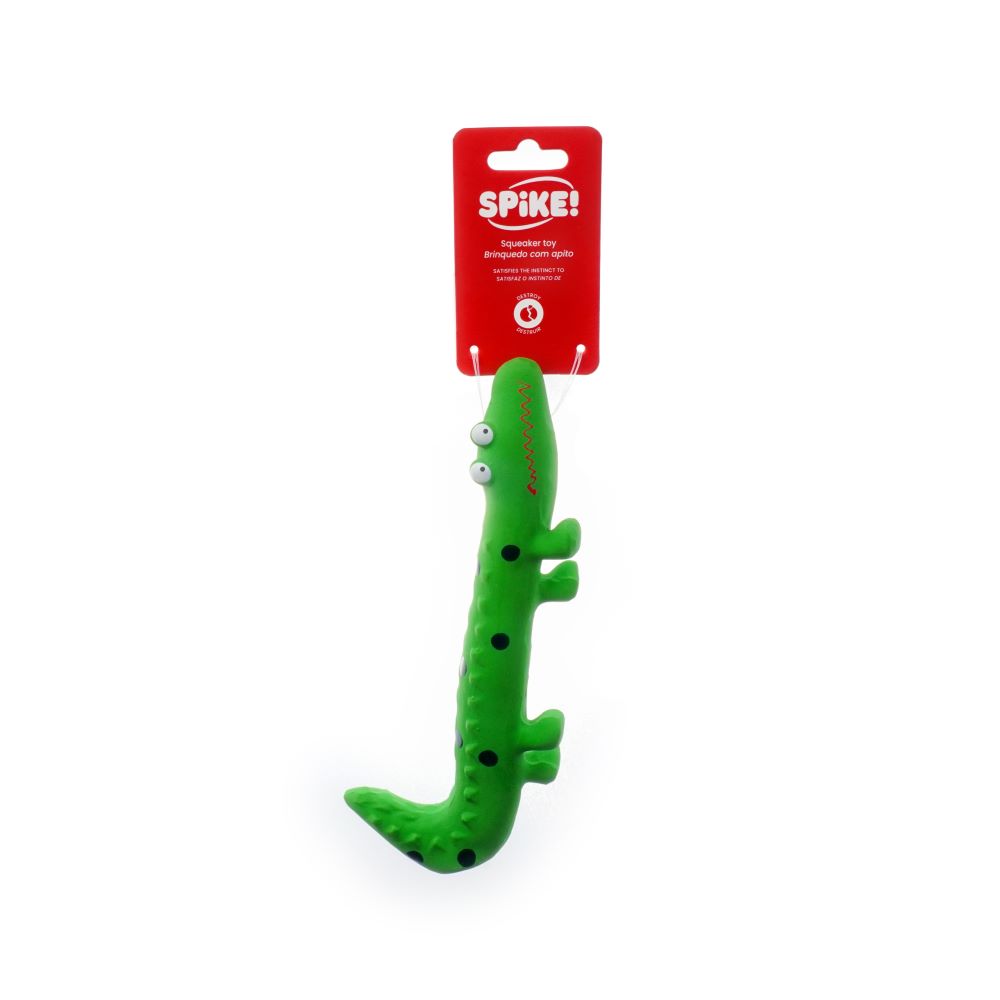Spike Latex Green Lizard Dog Toy – Liberty Pet Products Limited